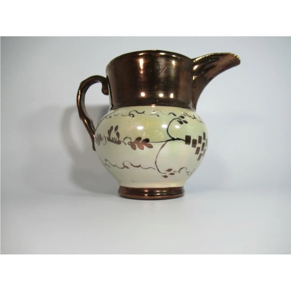 made in England | Accents | Copper Lusterware 5 Pitcher Staffordshire ...